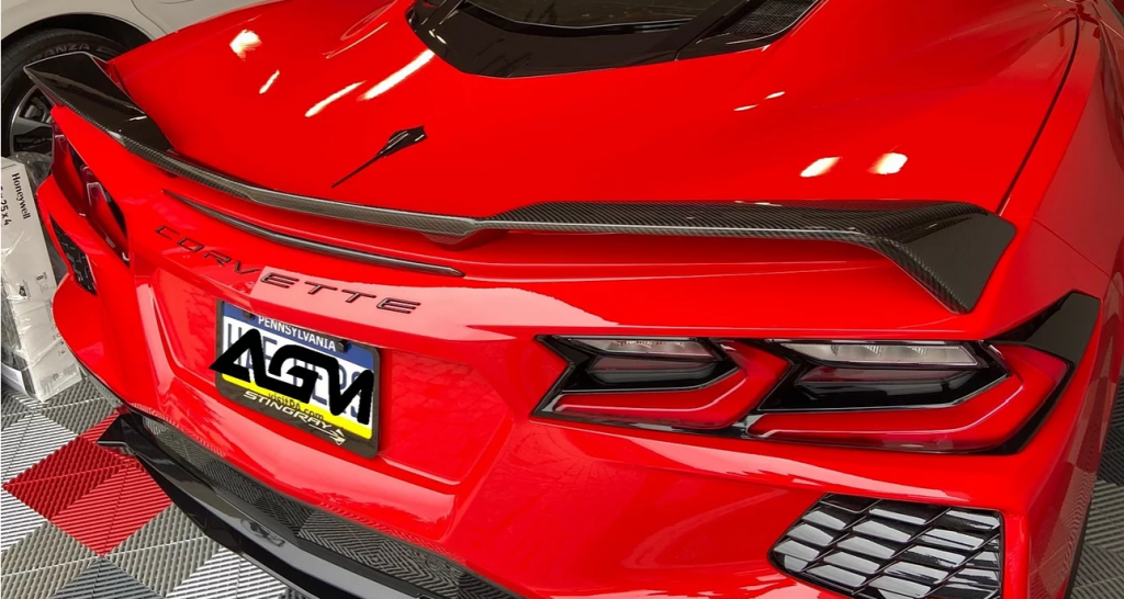AGM C8 CORVETTE Visible Carbon Fiber Z51 Spoiler — American Supercar Store