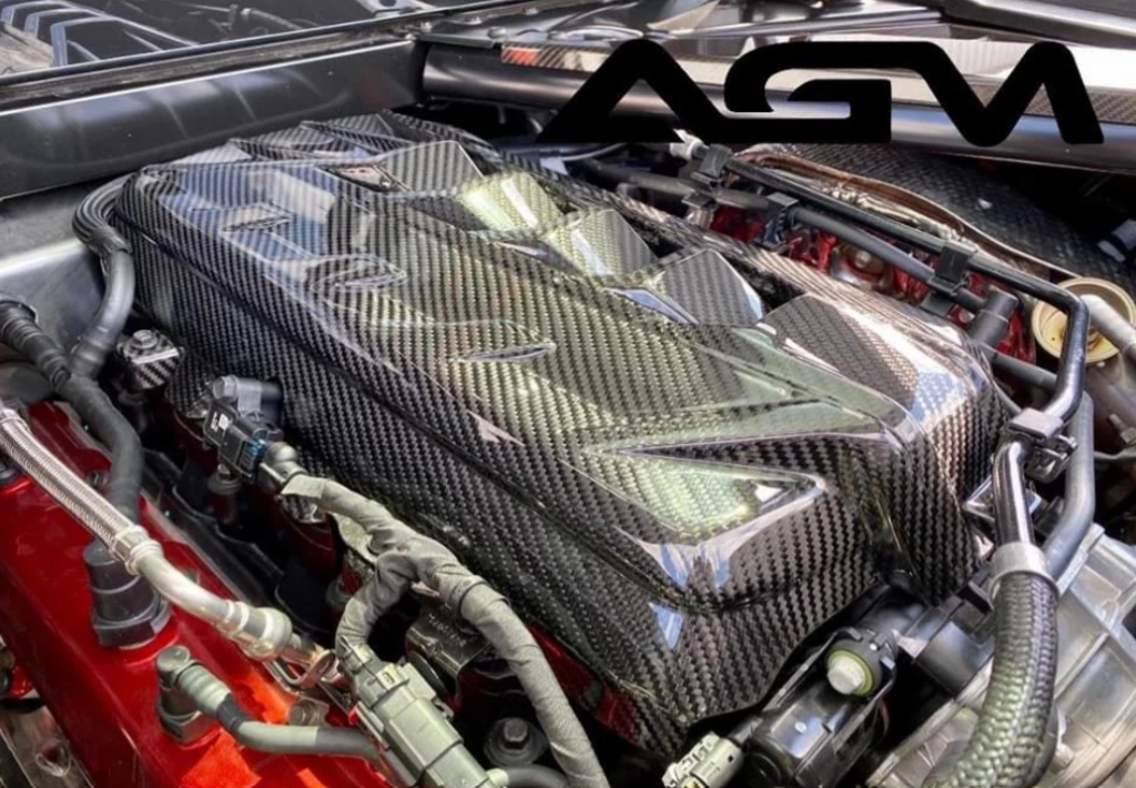 AGM C8 CORVETTE Carbon Fiber LT2 Engine Cover — American Supercar Store